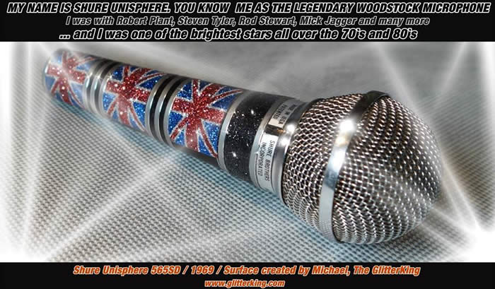 DESIGN MICROPHONES - BLING MICROPHONES - GLITTER MICROPHONES ...