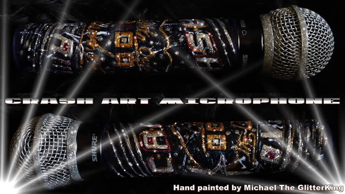 DESIGN MICROPHONES - BLING MICROPHONES - GLITTER MICROPHONES ...