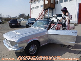 GLITTER CARS, SPARKLE CARS ,BLING CARS, EFFECT GLITTER CAR PAINTINGS ON ...