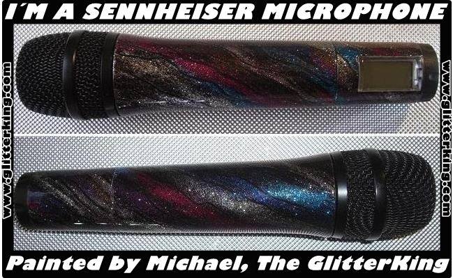 DESIGN MICROPHONES, BLING MICROPHONES, GLITTER MICROPHONES, SWAROVSKI ...